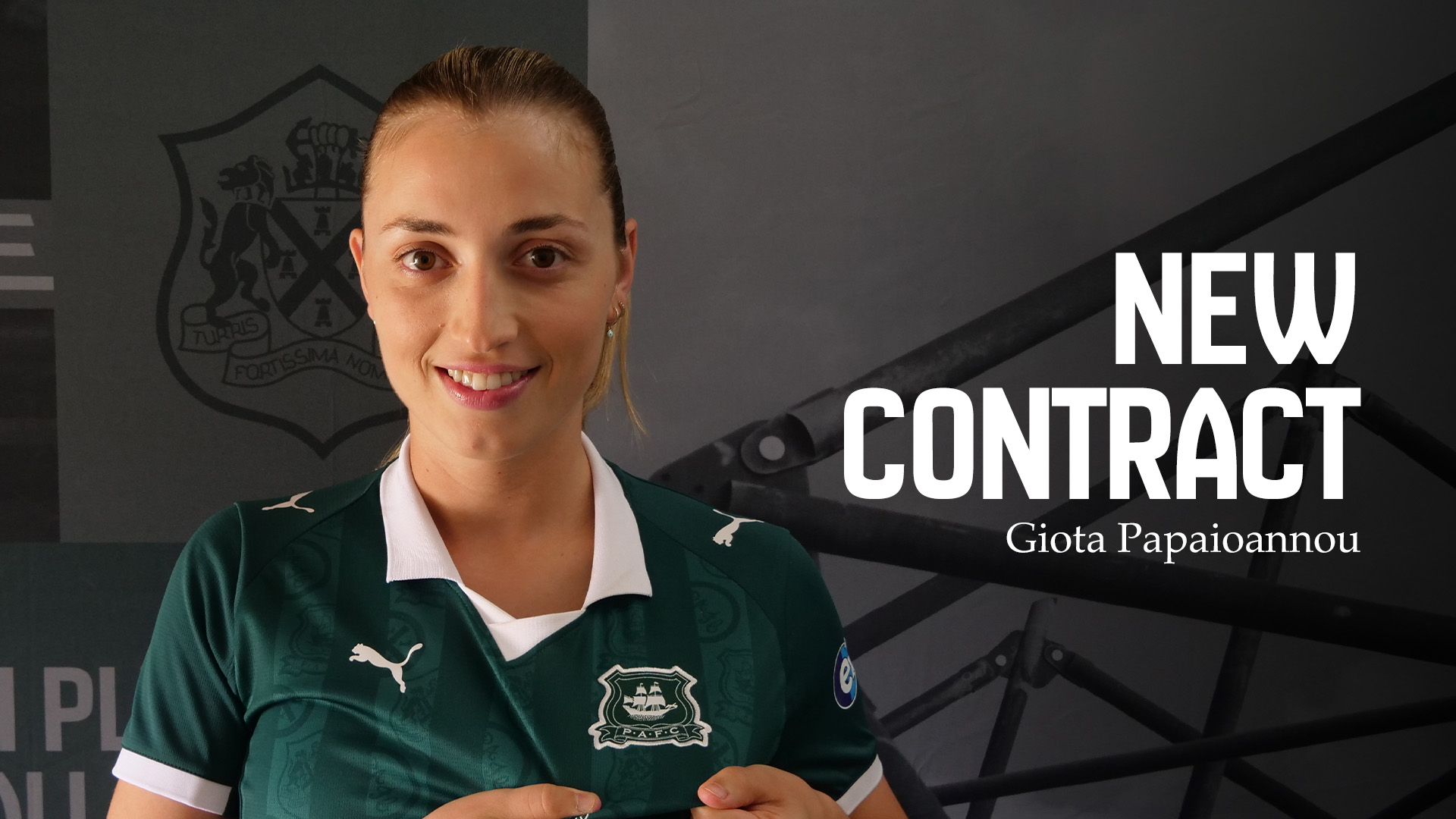 Giota Papaioannou signs new contract | Plymouth Argyle - PAFC