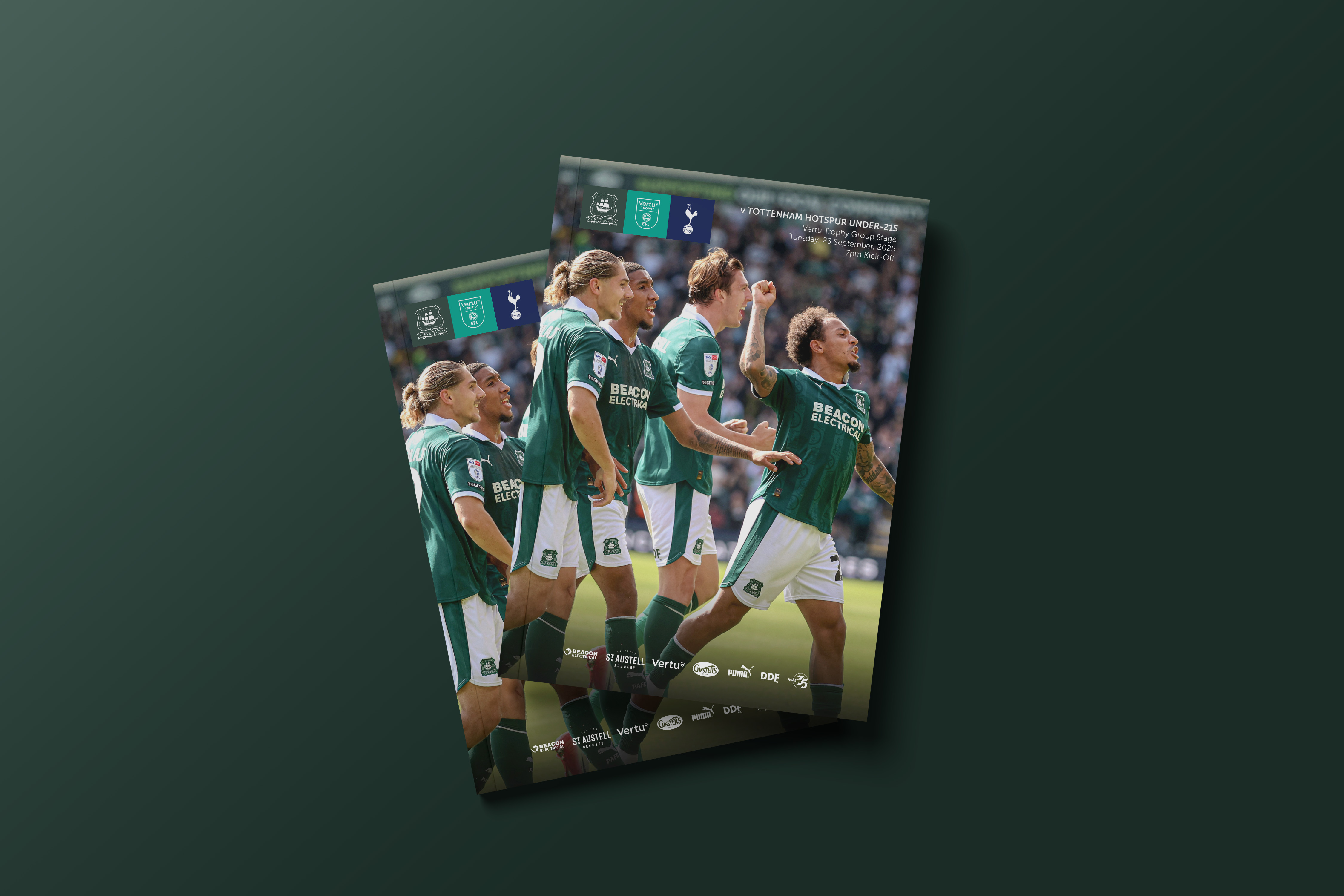 Argyle v Spurs Under-21s | Digital Programme | Plymouth Argyle