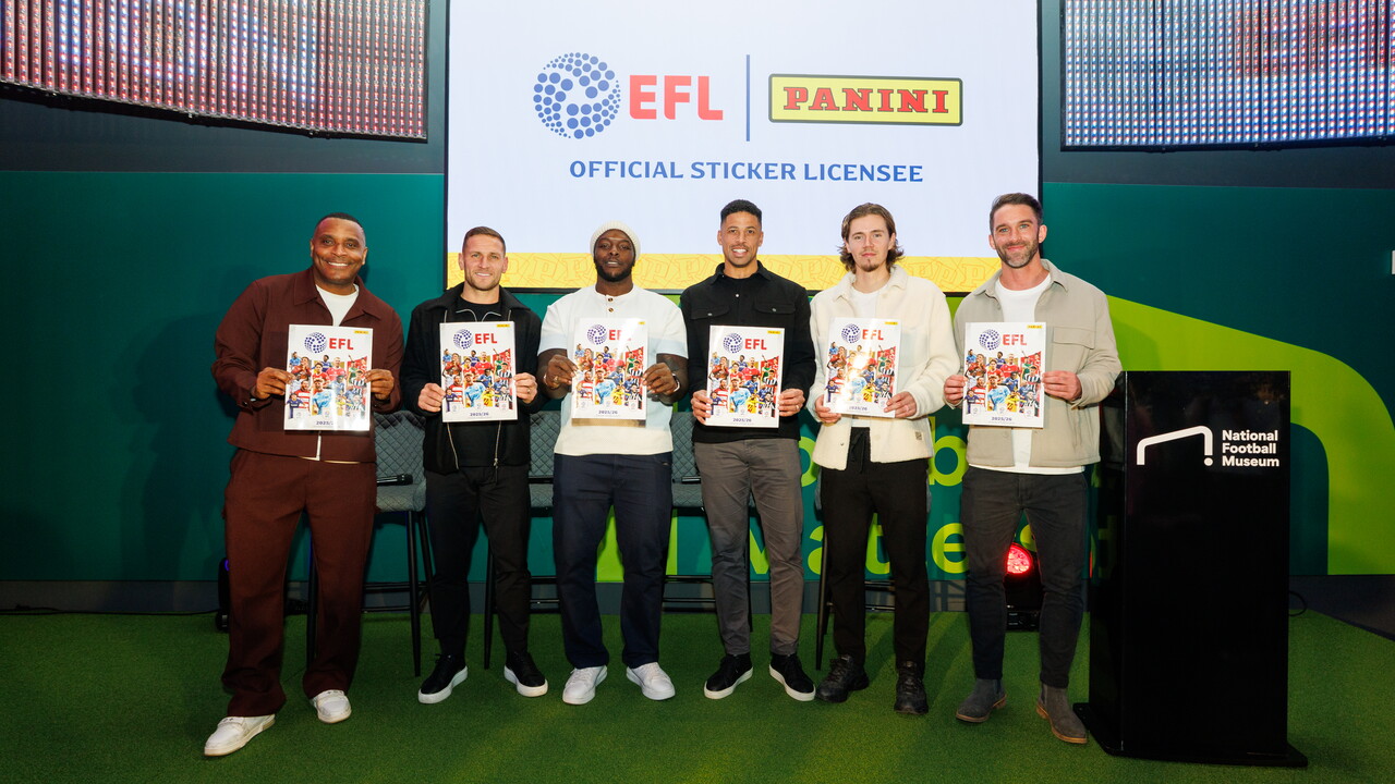 Panini and EFL launch sticker collection featuring all 72 clubs ...