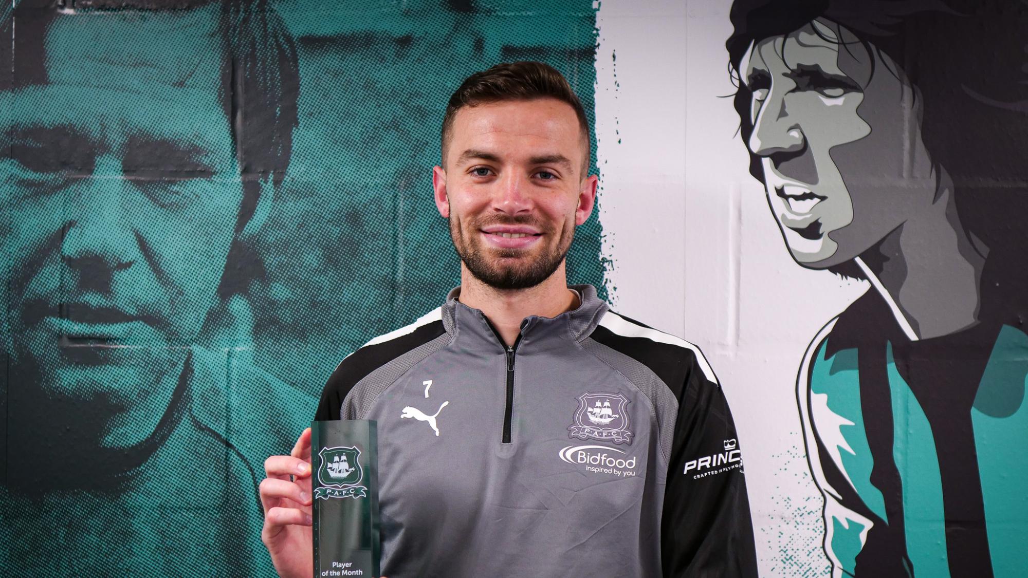 Butcher Wins March Player of the Month | Plymouth Argyle