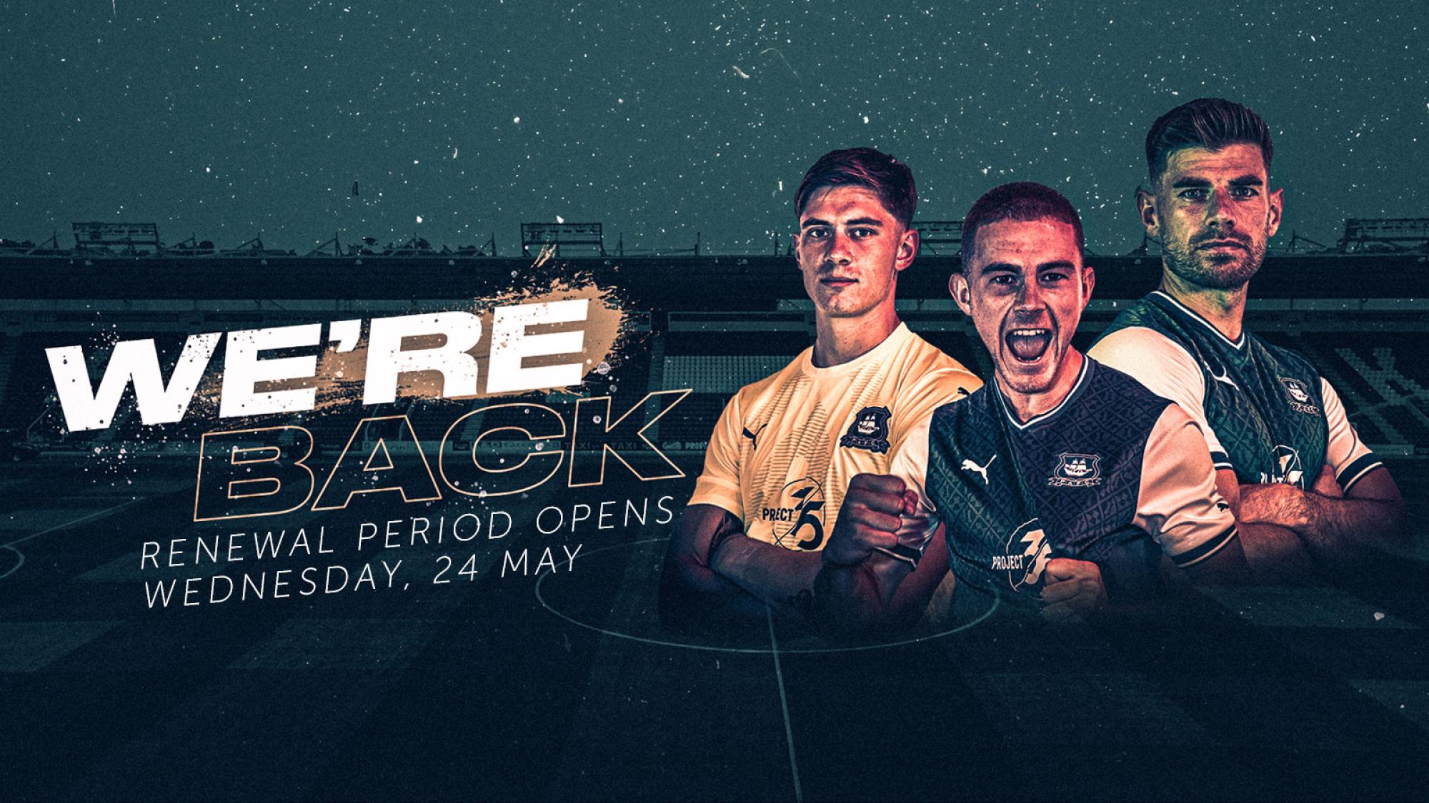 Season tickets to go on sale for Championship return | Plymouth Argyle ...