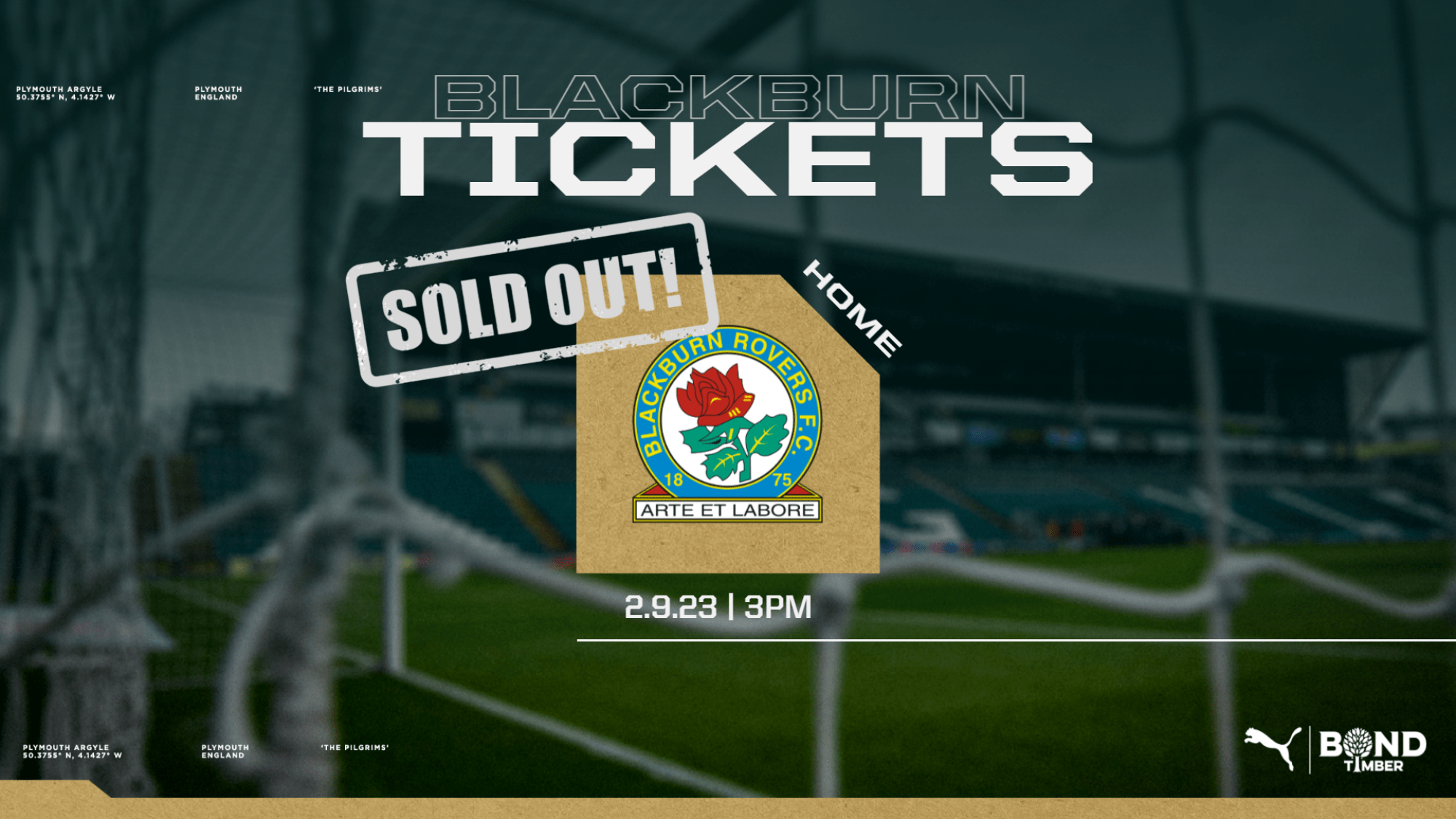 Blackburn (H) and Birmingham (A) Ticket Updates | Plymouth Argyle