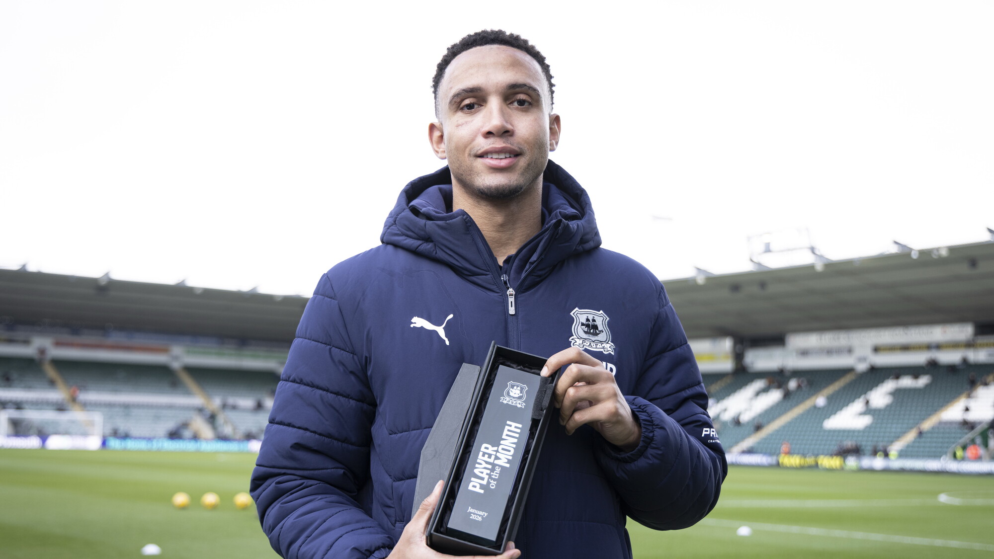 Galloway named CT1 Player of the Month for January | Plymouth Argyle