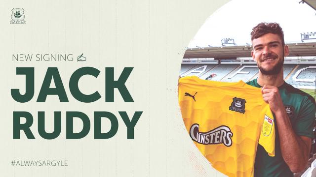 Jack Ruddy Joins | Plymouth Argyle - PAFC