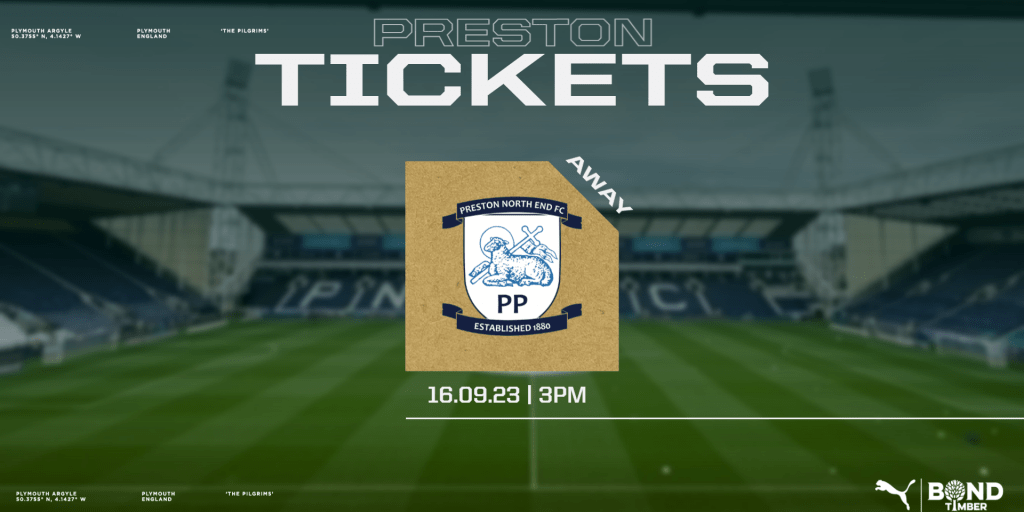 Preston North End (A) Ticket Information | Plymouth Argyle