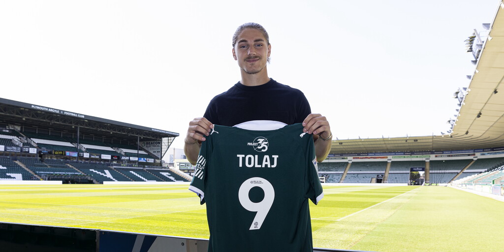 Lorent Tolaj signs for Argyle | Plymouth Argyle