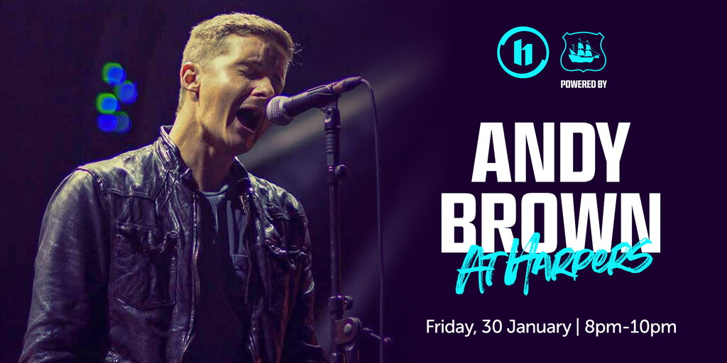 Andy Brown Live at Harpers | Home Park Stadium